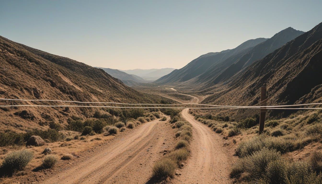 Ethereal Infinity Border in Cosmic Perspective - AI Art
