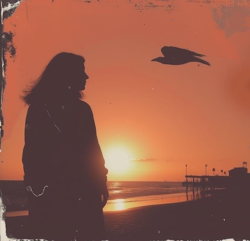 Surreal Venice Beach Sunset in Vibrant Autochrome ... - AI Art