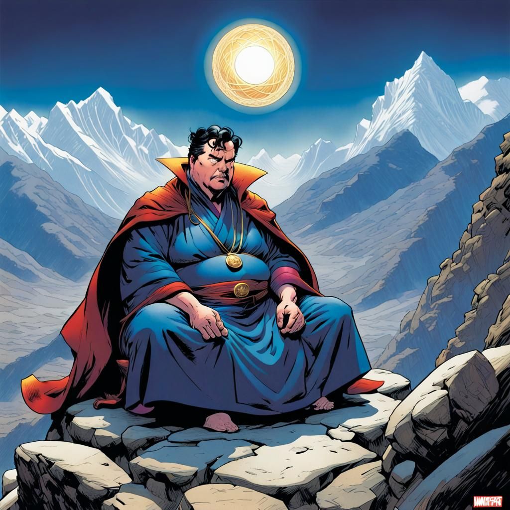 Fat Dr. Strange - AI Generated Artwork - NightCafe Creator
