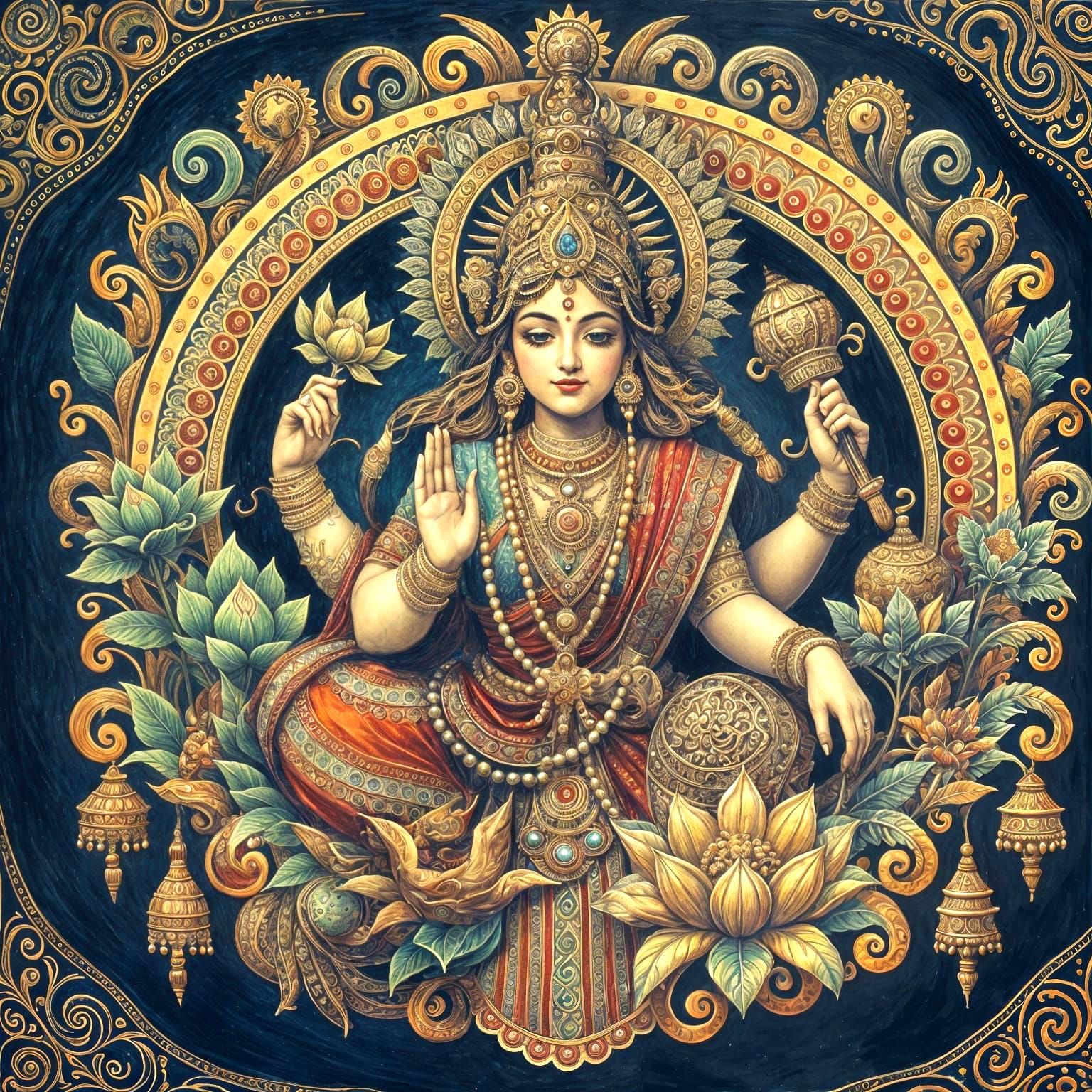 Lakshmi is my best Deity creation who embodies the spirit of New Year ...