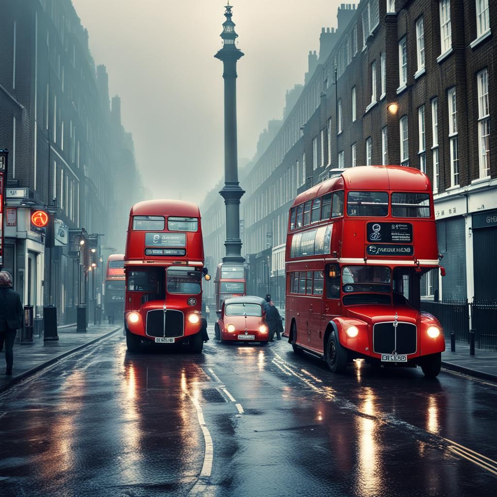 London 1991 - AI Generated Artwork - NightCafe Creator