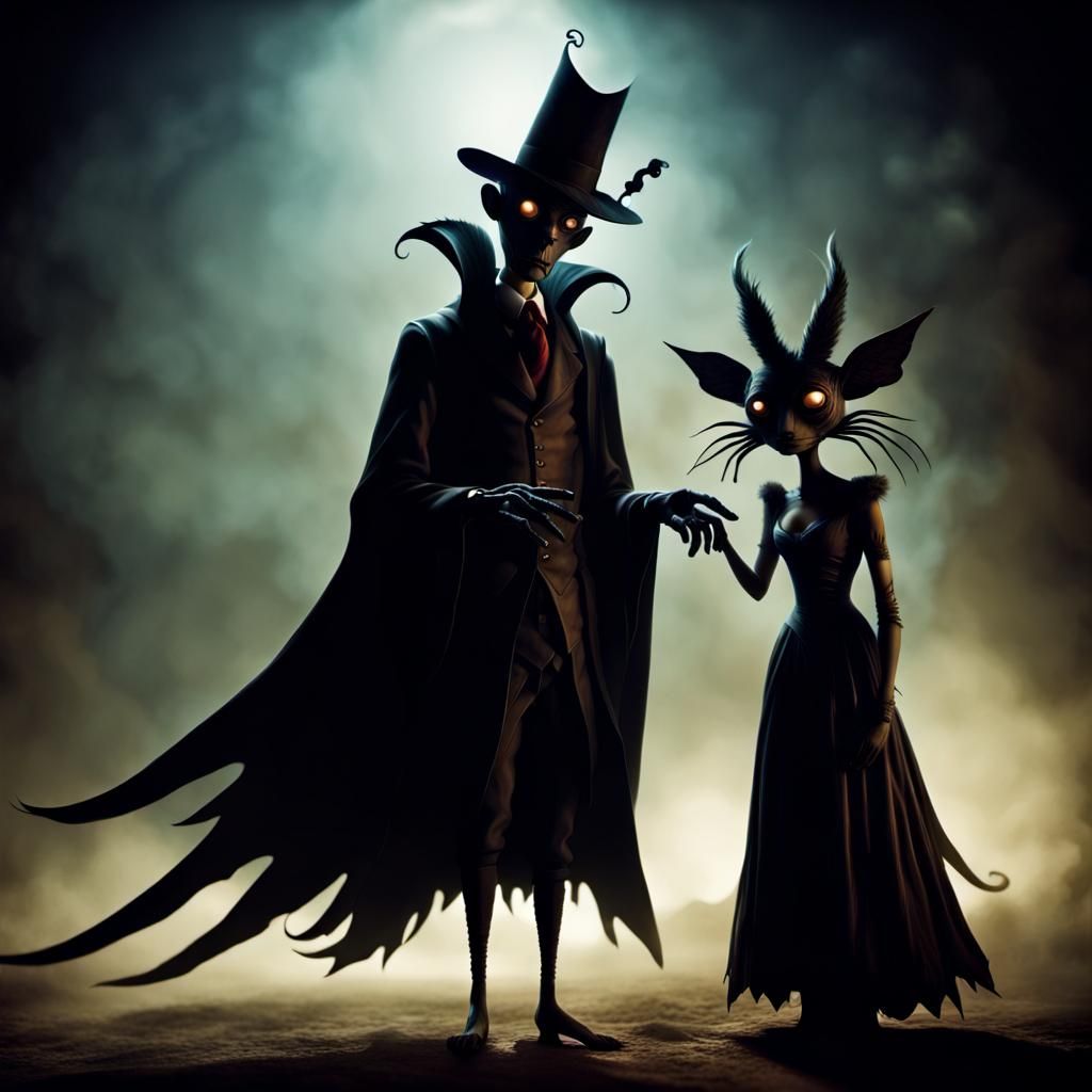 Tommy Danger and Ms Ingalicious are ethereal shadow puppet creatures ...