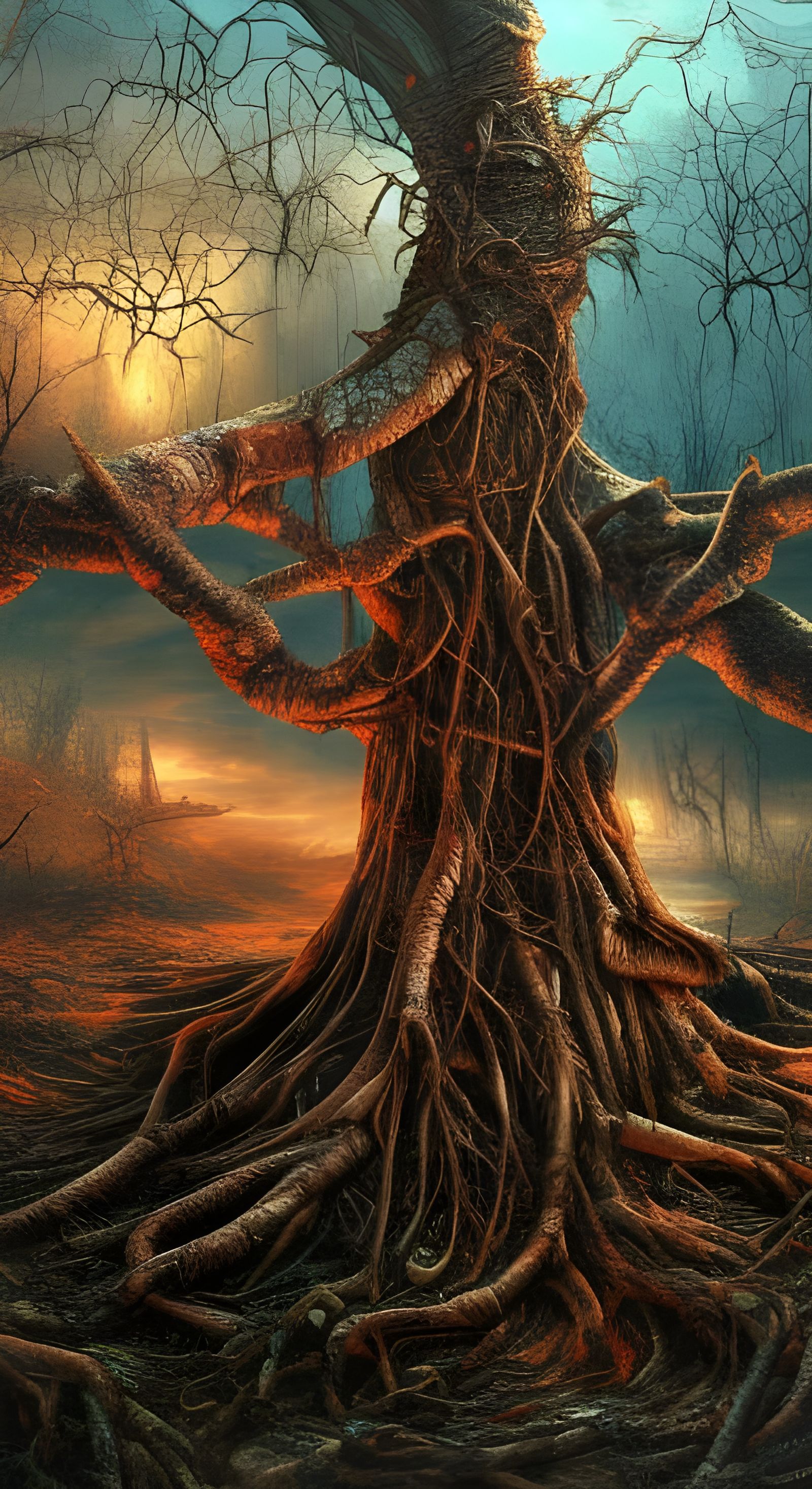tree of death 6 - AI Generated Artwork - NightCafe Creator