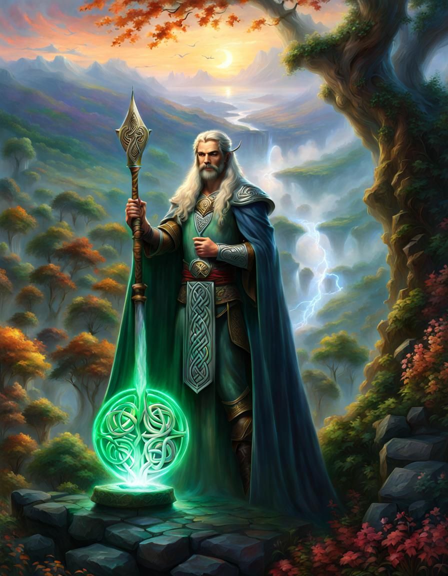 Celtic Wizard - AI Generated Artwork - NightCafe Creator