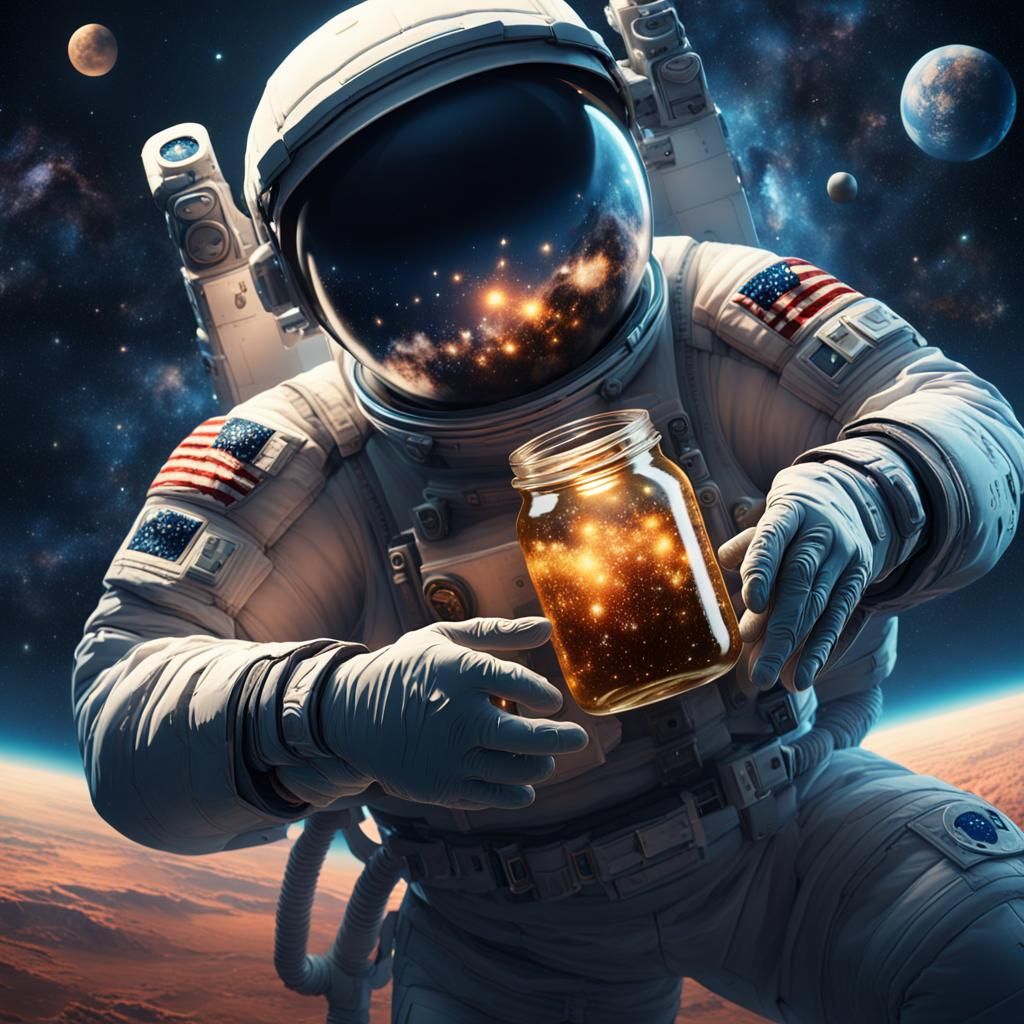 collecting stars - AI Generated Artwork - NightCafe Creator