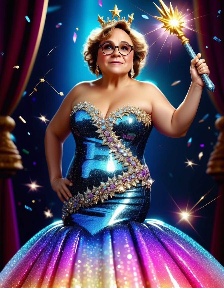 Danny Devito as Ms Universe - Danny Devito as Ms Universe