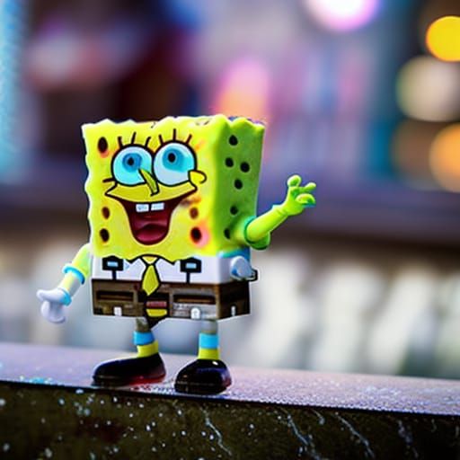 3d spongebob - AI Generated Artwork - NightCafe Creator