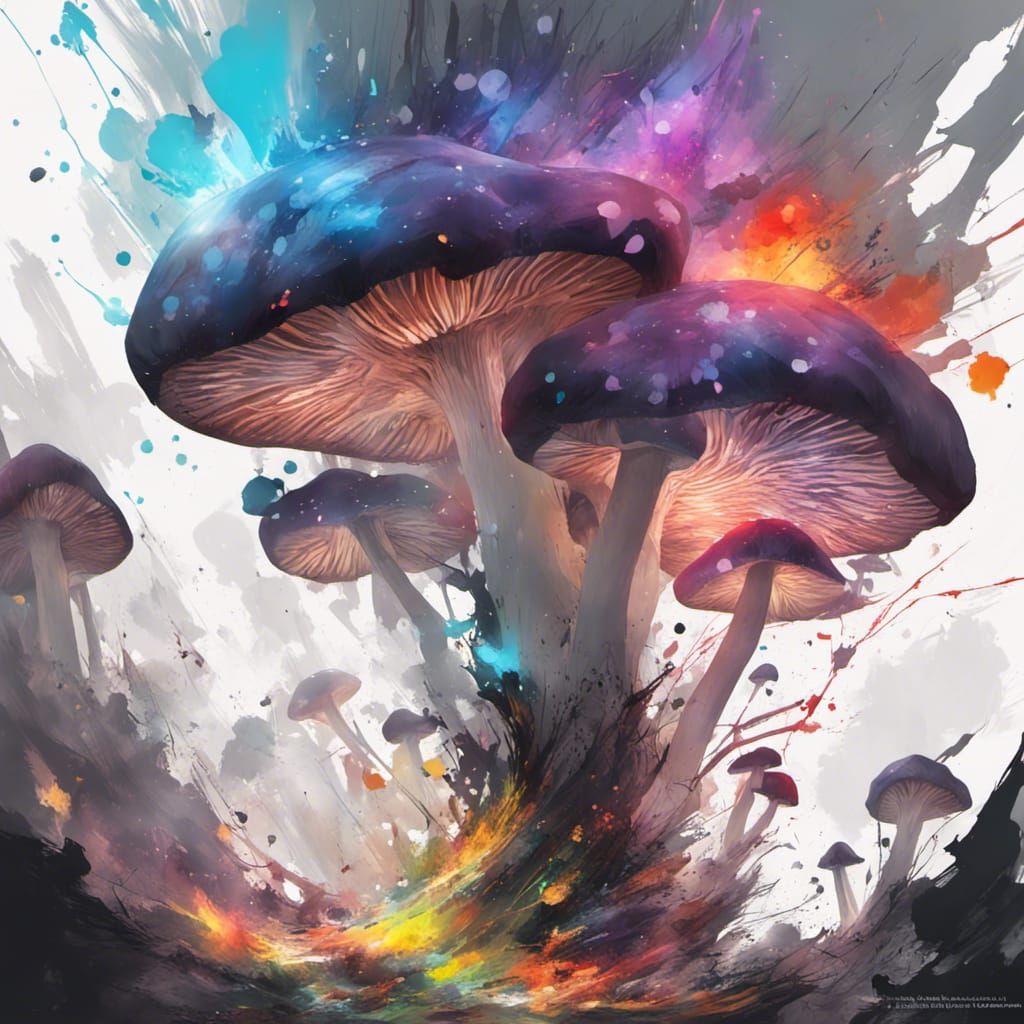 Amazingly Brilliant and Beautiful Pyscadelic explosion of rainbow ...