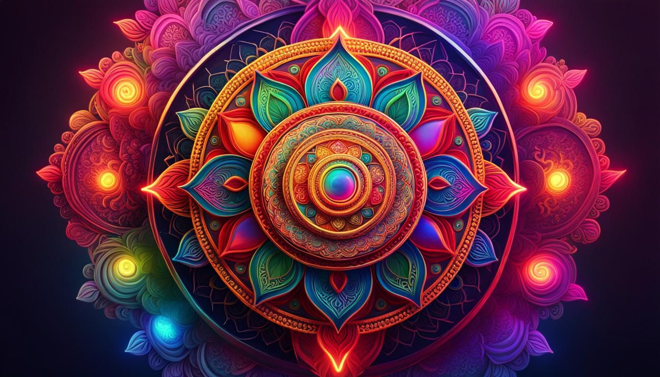 Mandala - AI Generated Artwork - NightCafe Creator