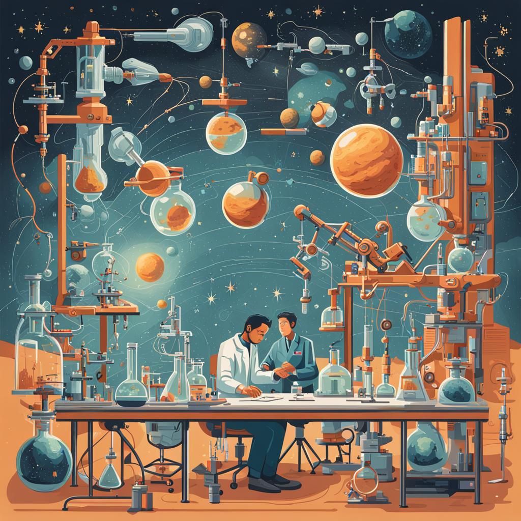Science experiment - AI Generated Artwork - NightCafe Creator