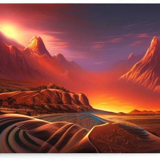 Alien World - AI Generated Artwork - NightCafe Creator