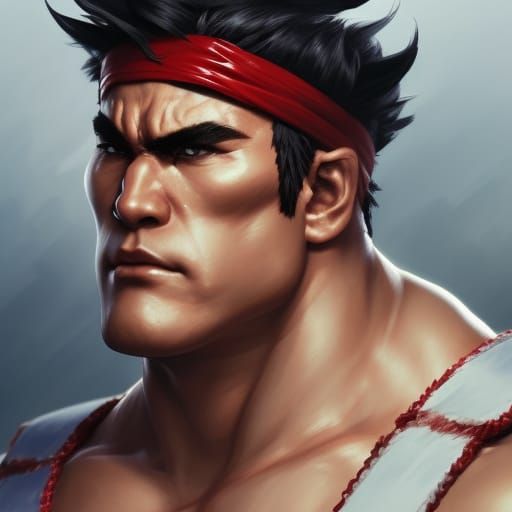 Ryu from Street Fighter - AI Generated Artwork - NightCafe Creator
