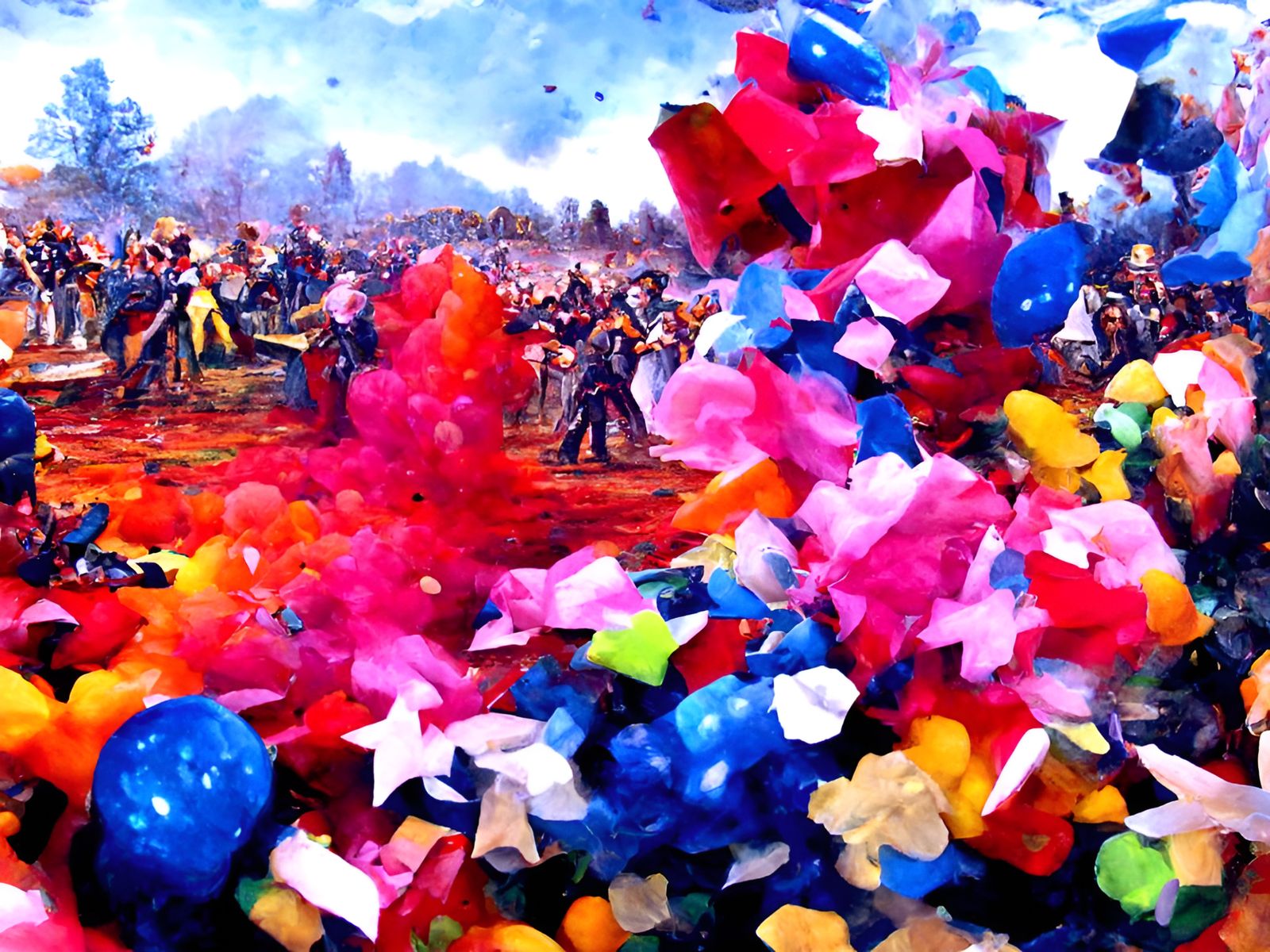 The Confetti-racy - AI Generated Artwork - NightCafe Creator