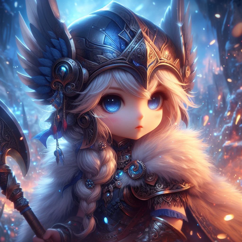 chibi valkyrie - AI Generated Artwork - NightCafe Creator