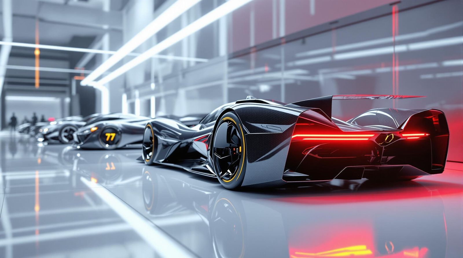 Futuristic Race Cars in Gordon Murray Style - AI Art