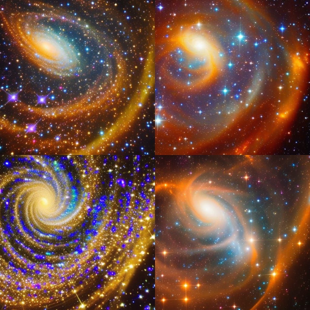 a beautiful glistening vortex glittering and sparkling with stars josip ...