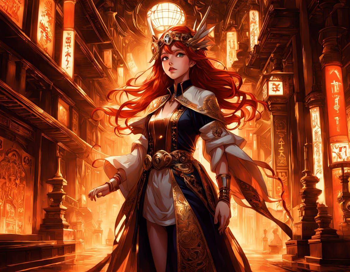 A foxy steampunk goddess - Ethereal Steampunk Goddess in Neo...