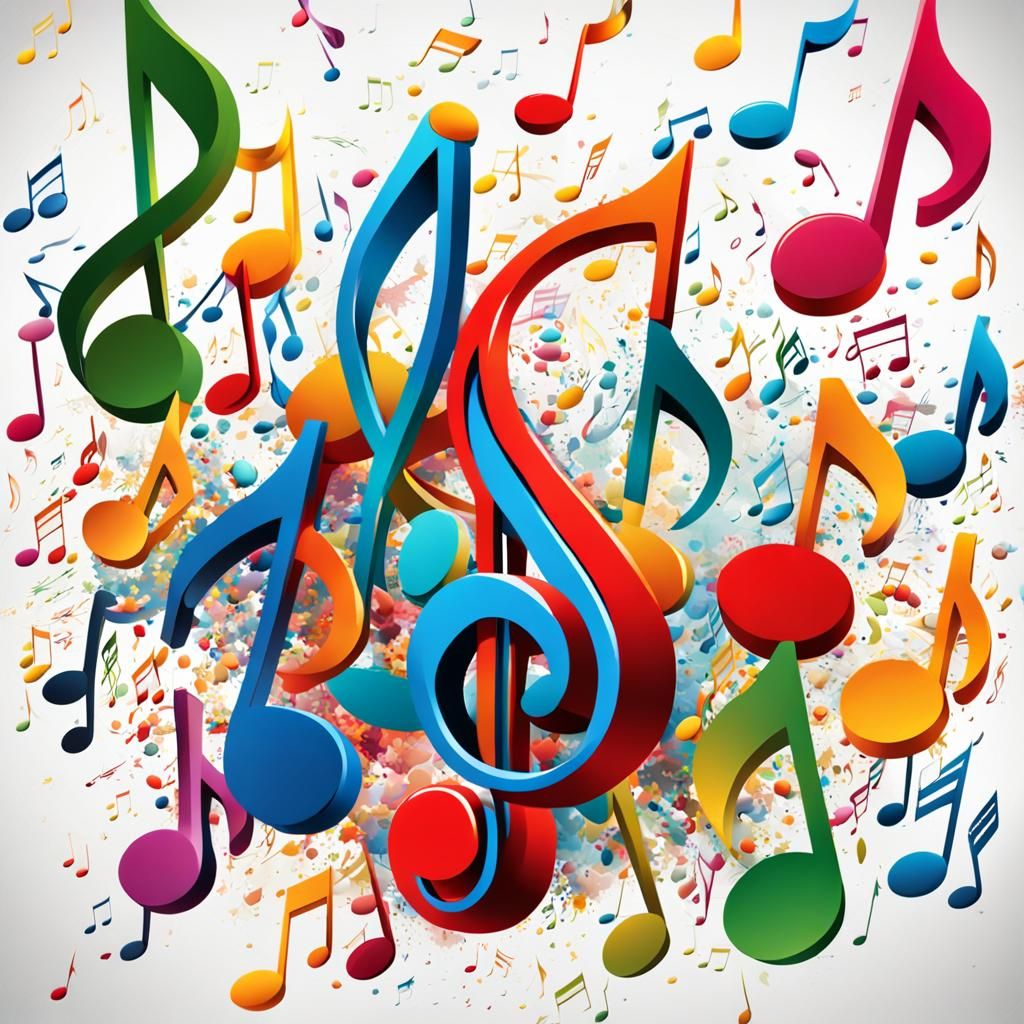 "Colorful Symphony" - AI Generated Artwork - NightCafe Creator