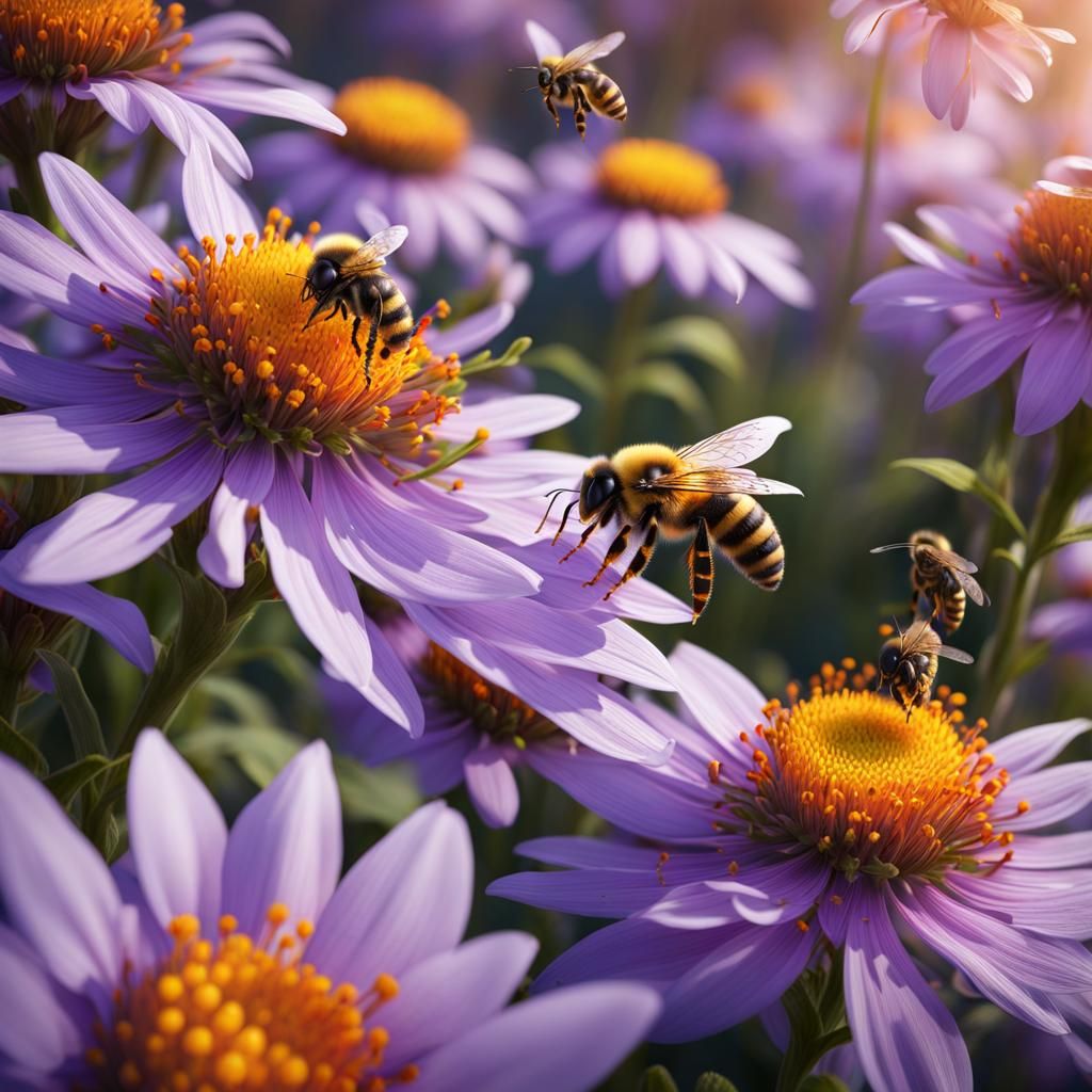 bees 🐝 - AI Generated Artwork - NightCafe Creator