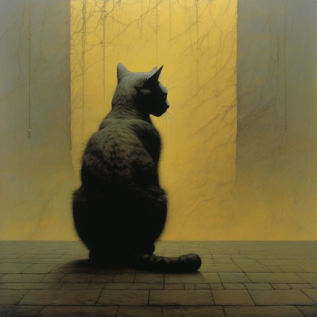 Scheming cat - AI Generated Artwork - NightCafe Creator