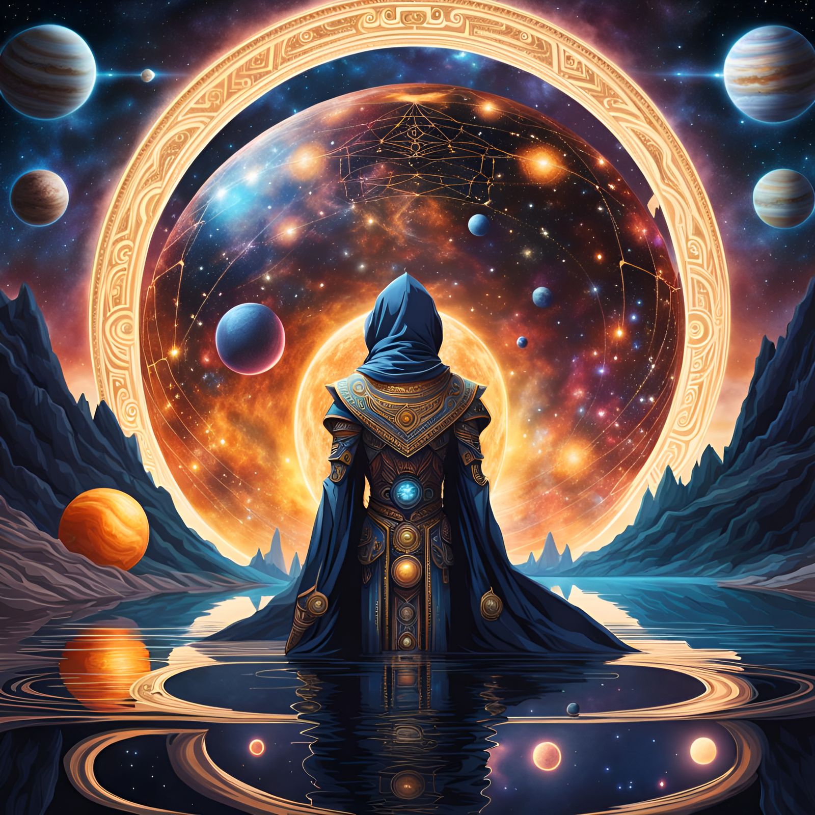 cosmic mage - AI Generated Artwork - NightCafe Creator