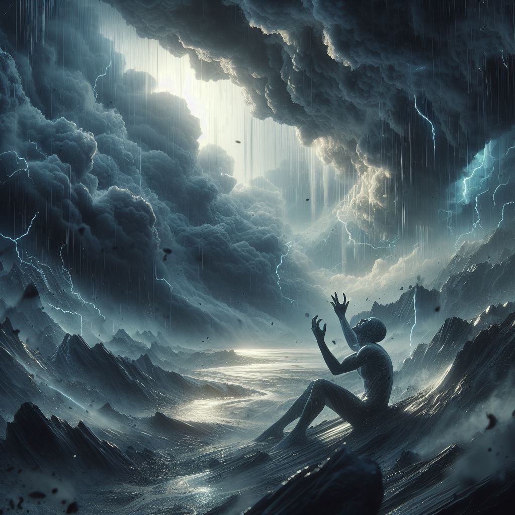 Living with Depression - AI Generated Artwork - NightCafe Creator