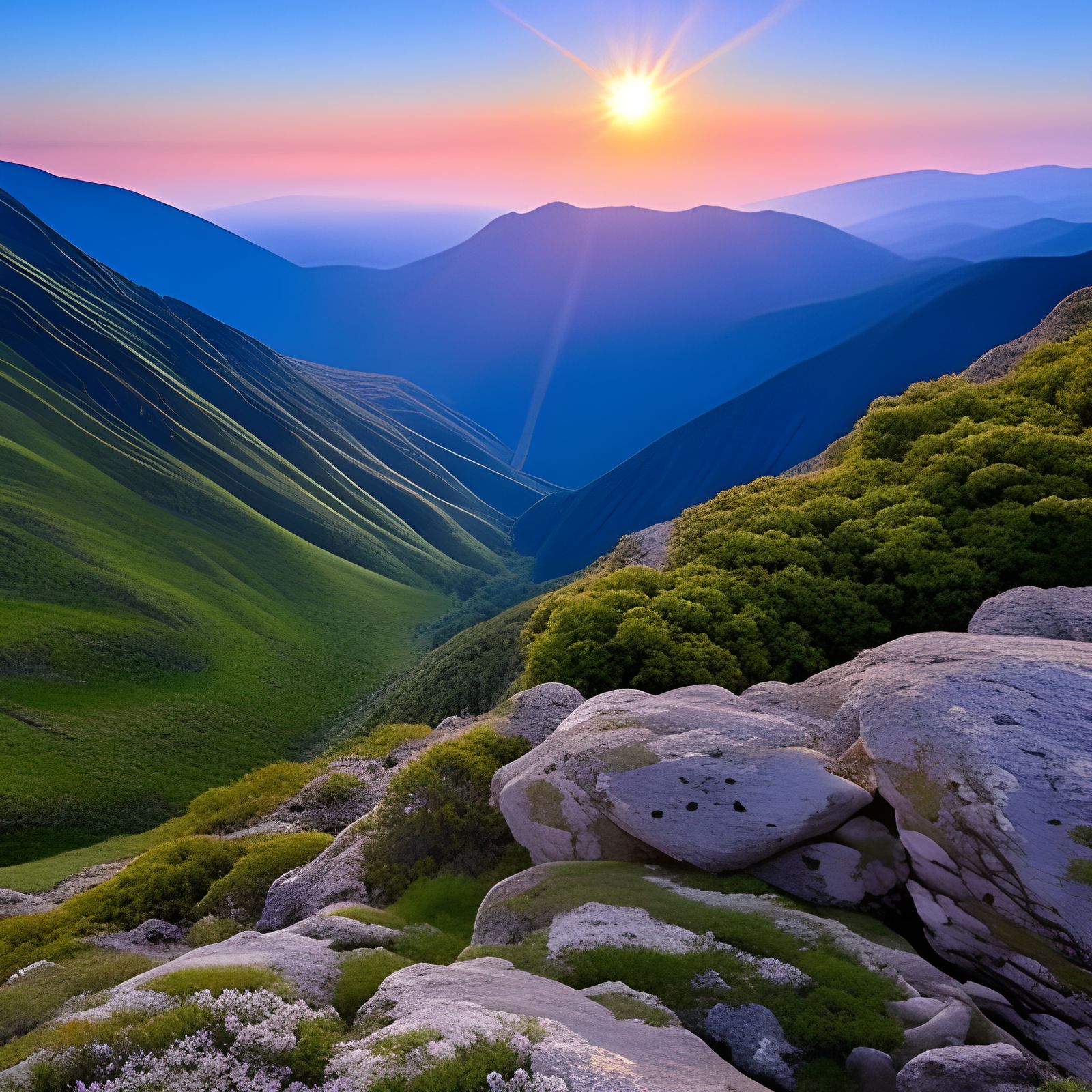 Sunrise - AI Generated Artwork - NightCafe Creator