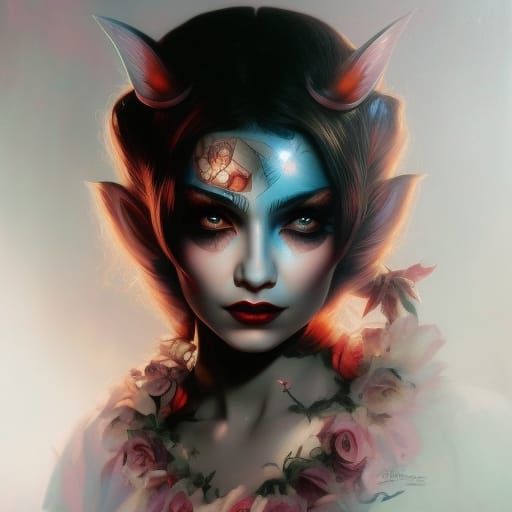 Devil In Hidding - AI Generated Artwork - NightCafe Creator