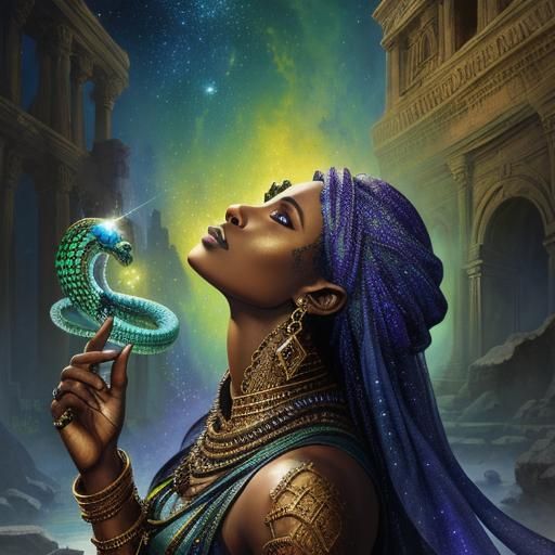Snake Charmer (1) - AI Generated Artwork - NightCafe Creator