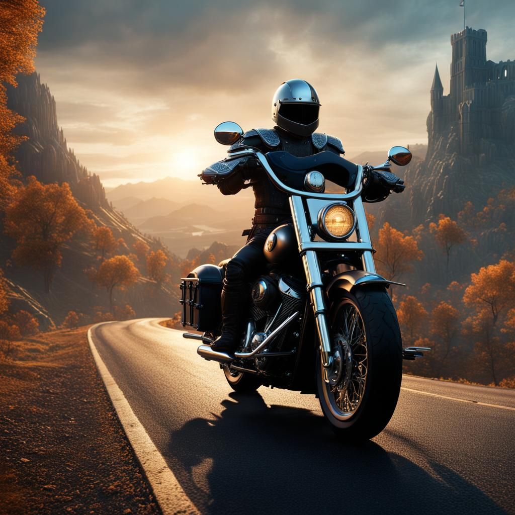 Night Rider - AI Generated Artwork - NightCafe Creator