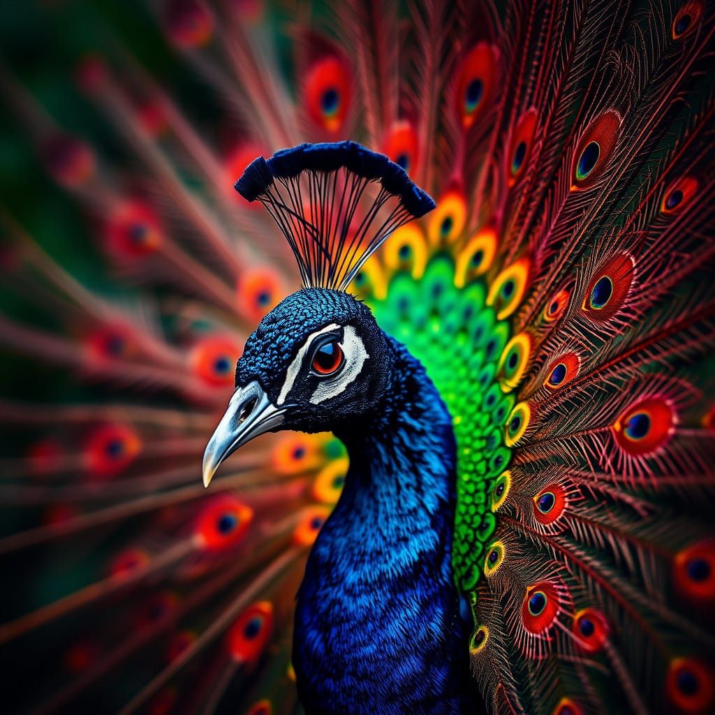 Apache Rose Peacock - Moody Apache Rose Peacock Portrait in ...