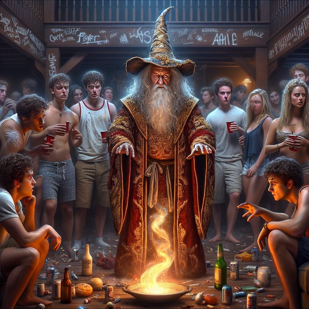 Let Me Teach You A Thing Or Two - AI Generated Artwork - NightCafe Creator