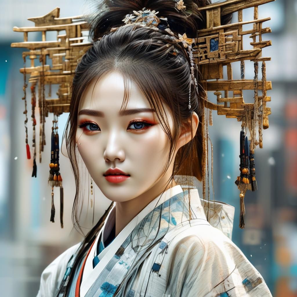 Asian Beauty - AI Generated Artwork - NightCafe Creator