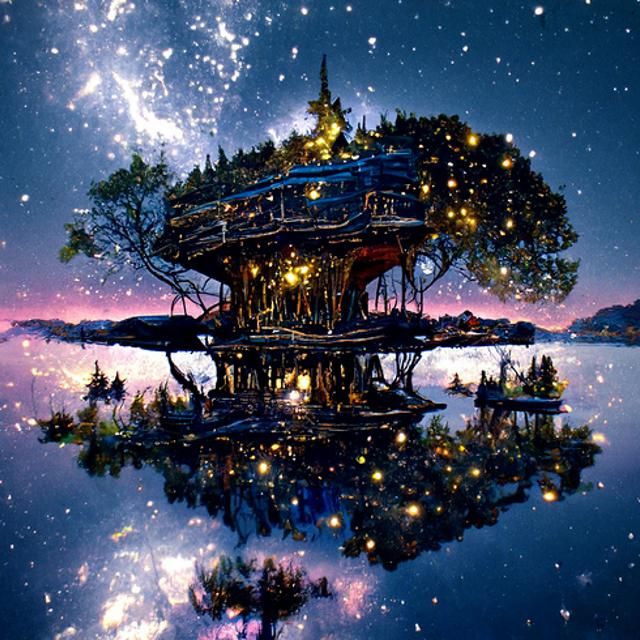 The Insane Treehouse - AI Generated Artwork - NightCafe Creator