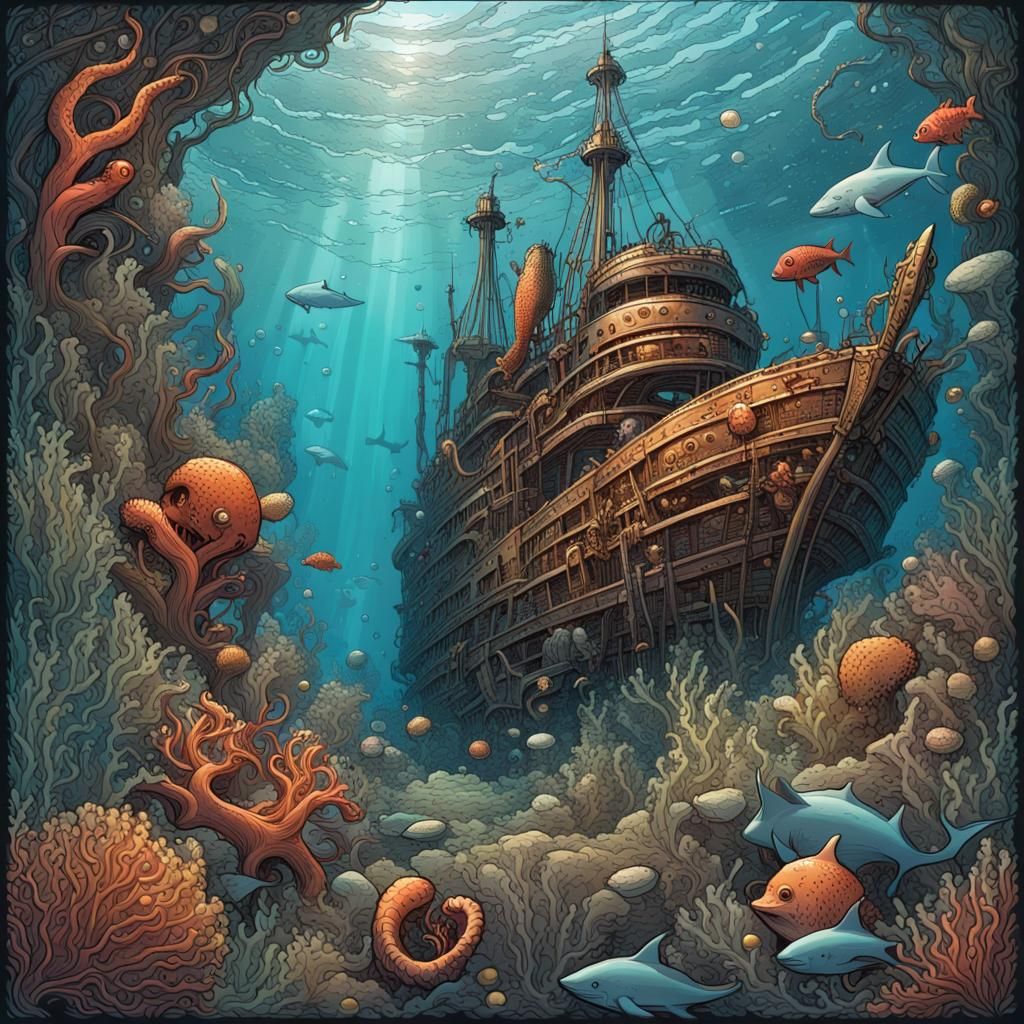 Under The Sea - AI Generated Artwork - NightCafe Creator