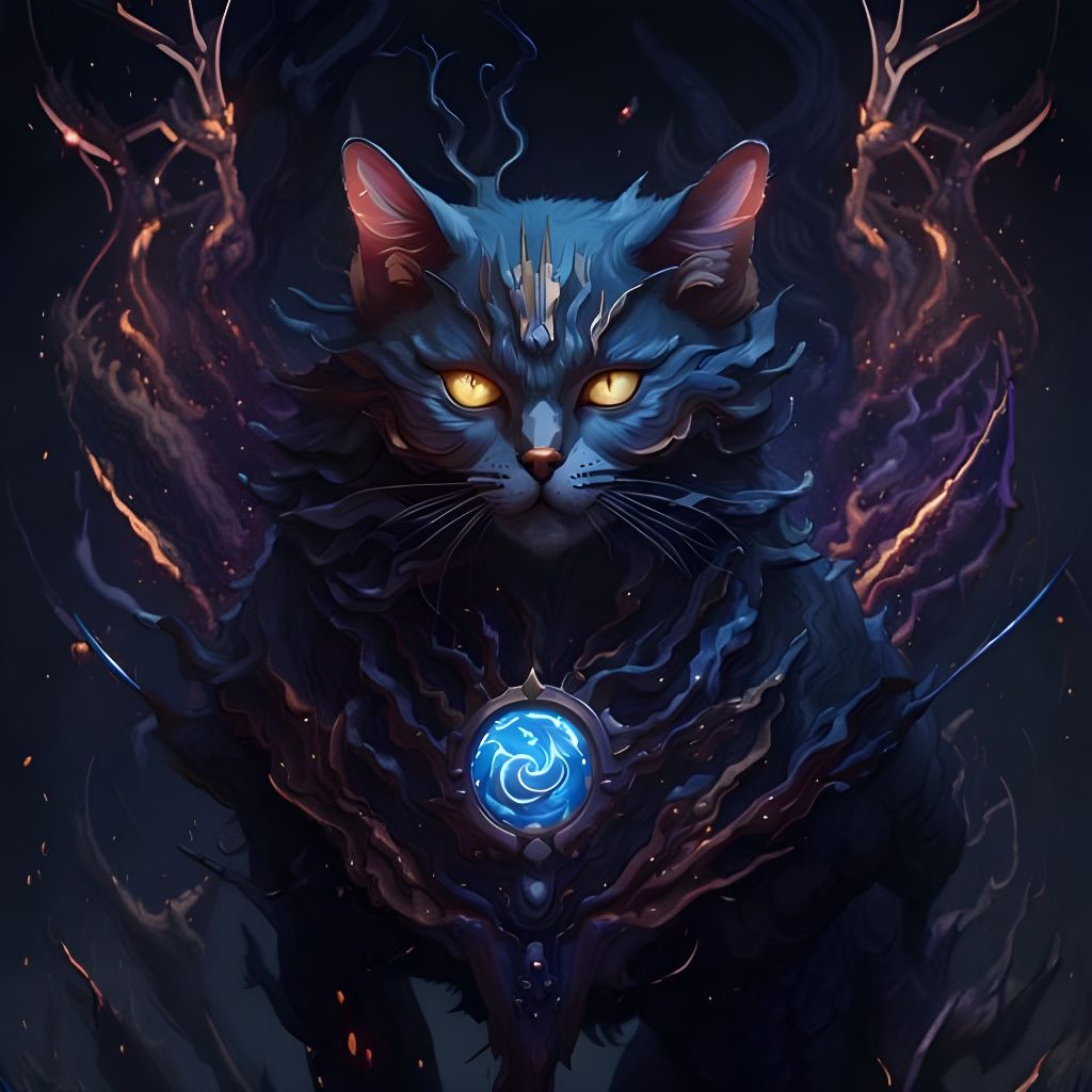 Ultra Instinct Cat 0.9 - AI Generated Artwork - NightCafe Creator