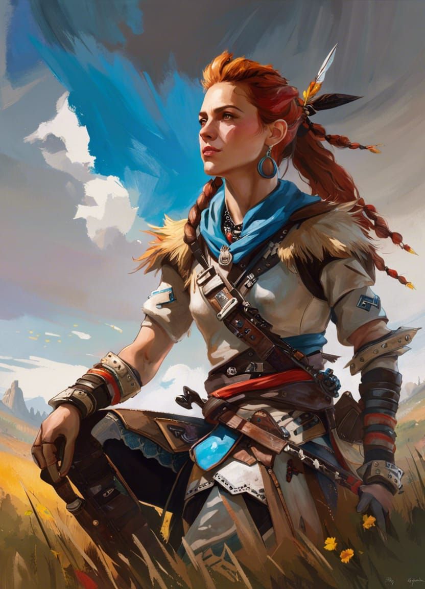 Aloy - AI Generated Artwork - NightCafe Creator
