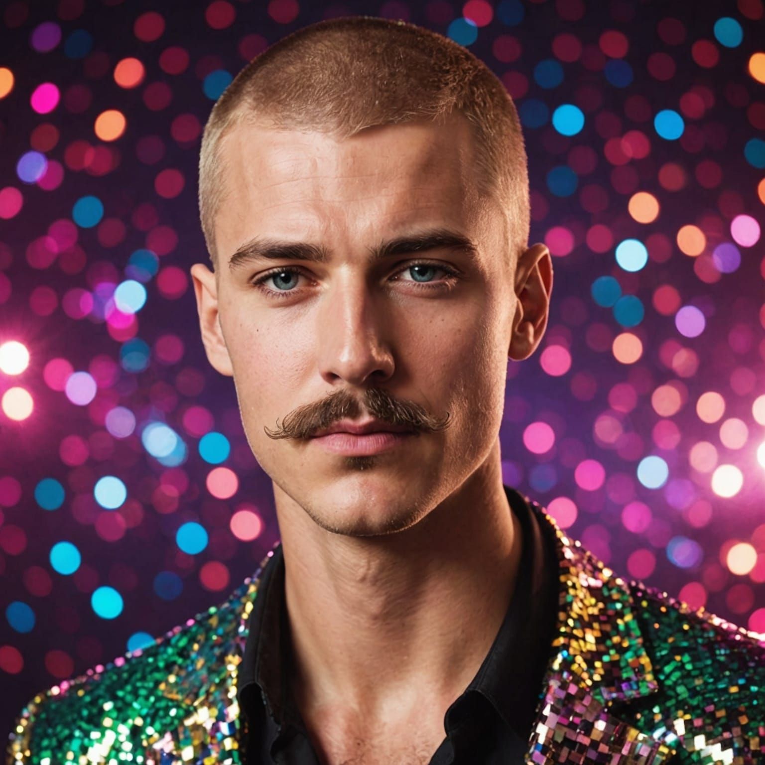 Handsome disco man - AI Generated Artwork - NightCafe Creator