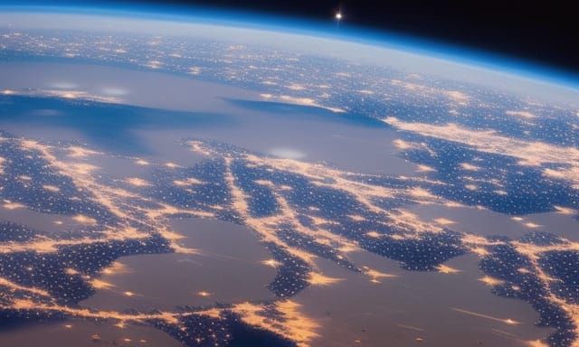 Planetary Flyby: Life Among the Craters - AI Generated Artwork ...