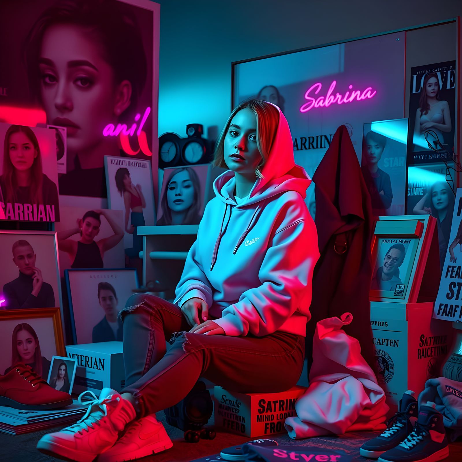 Pastel Surrealism: Trance-Like Worship of Sabrina ... - AI Art