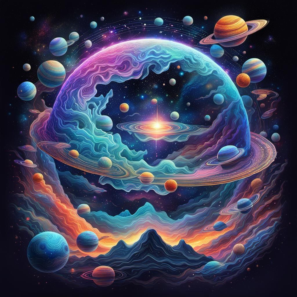 Cosmic Creation - AI Generated Artwork - NightCafe Creator
