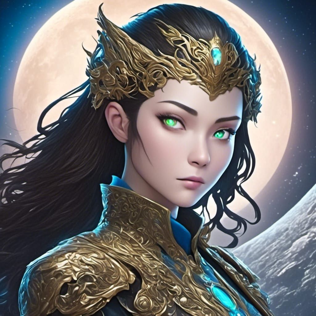 Stephanie Moonbeam - AI Generated Artwork - NightCafe Creator