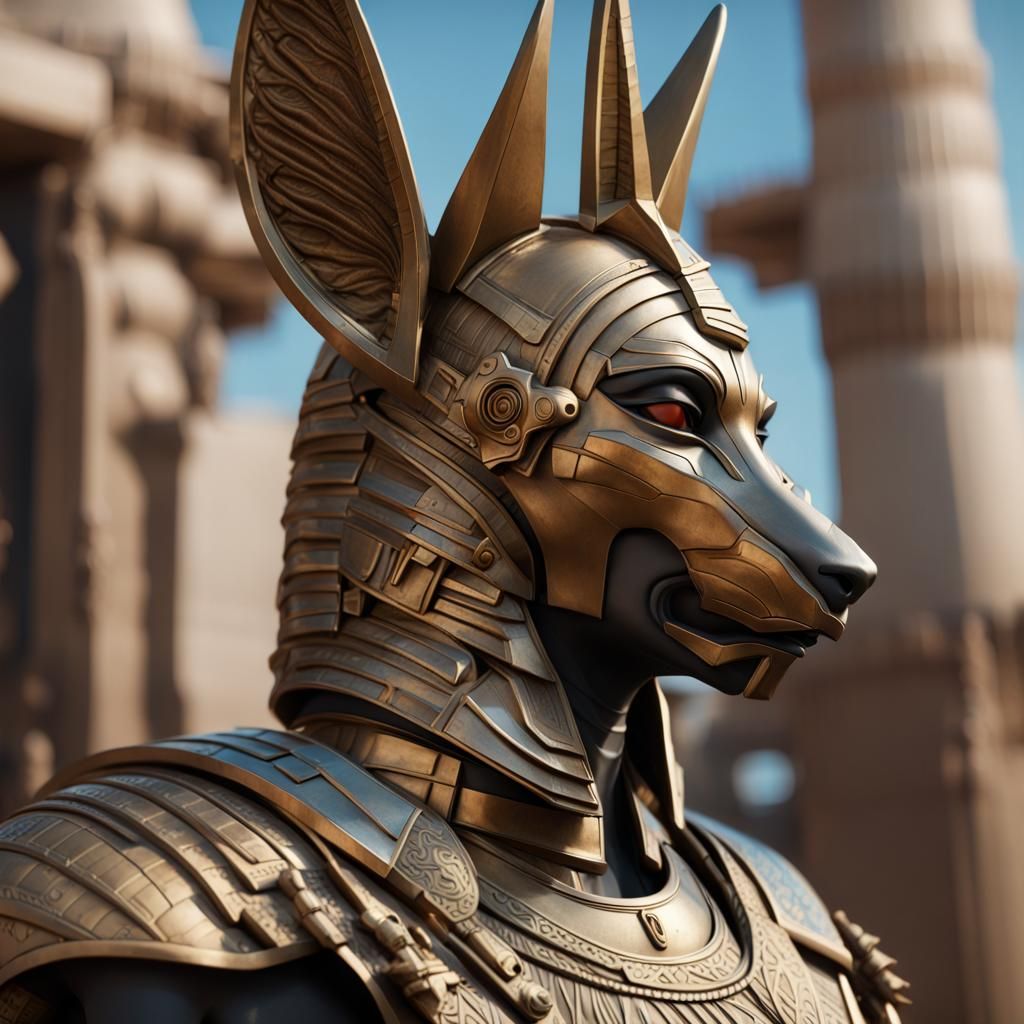 A portrait of Anubis - AI Generated Artwork - NightCafe Creator