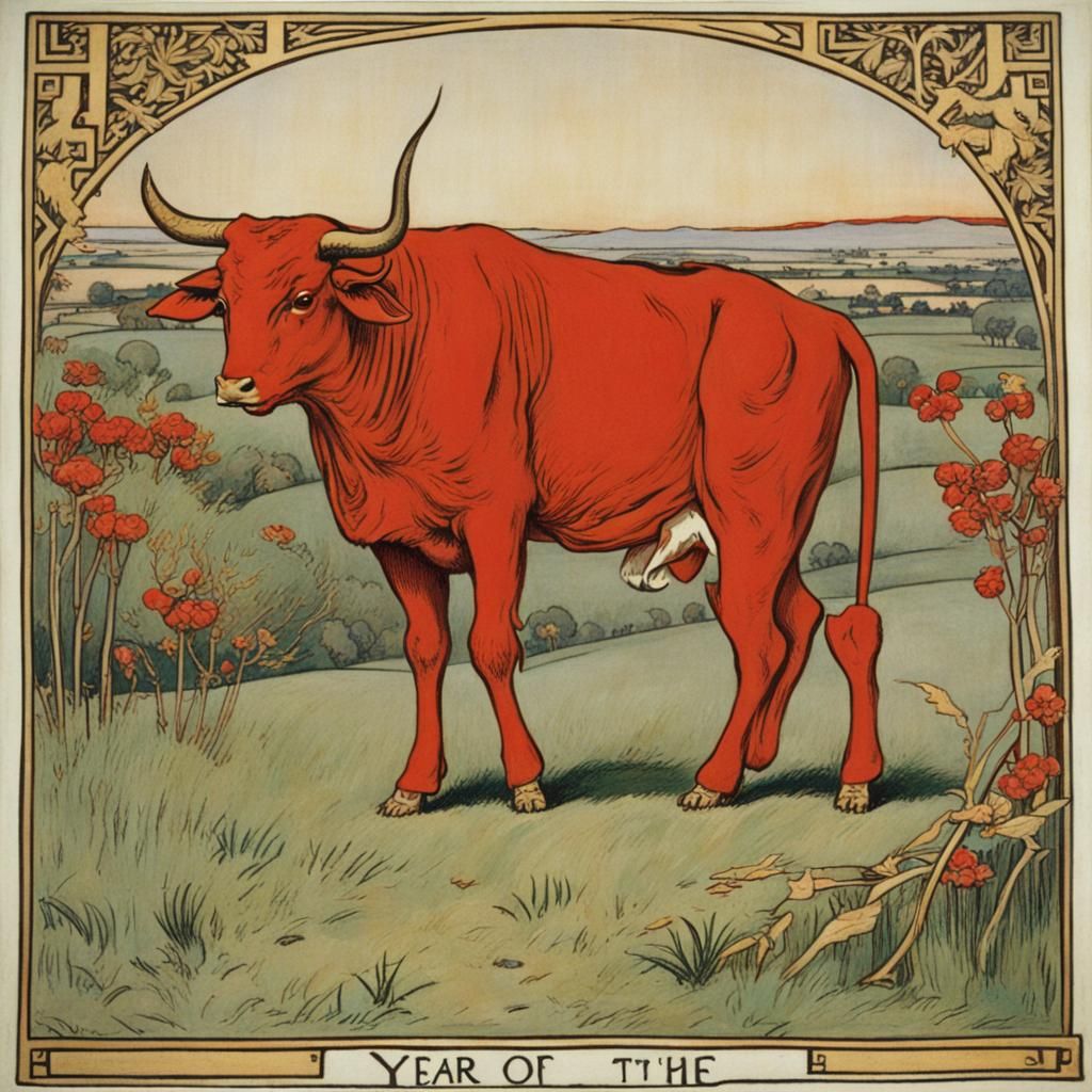 Year of the Ox - AI Generated Artwork - NightCafe Creator