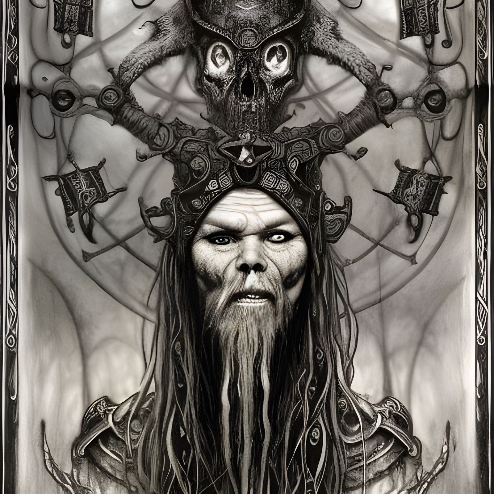 Death Druid - AI Generated Artwork - NightCafe Creator