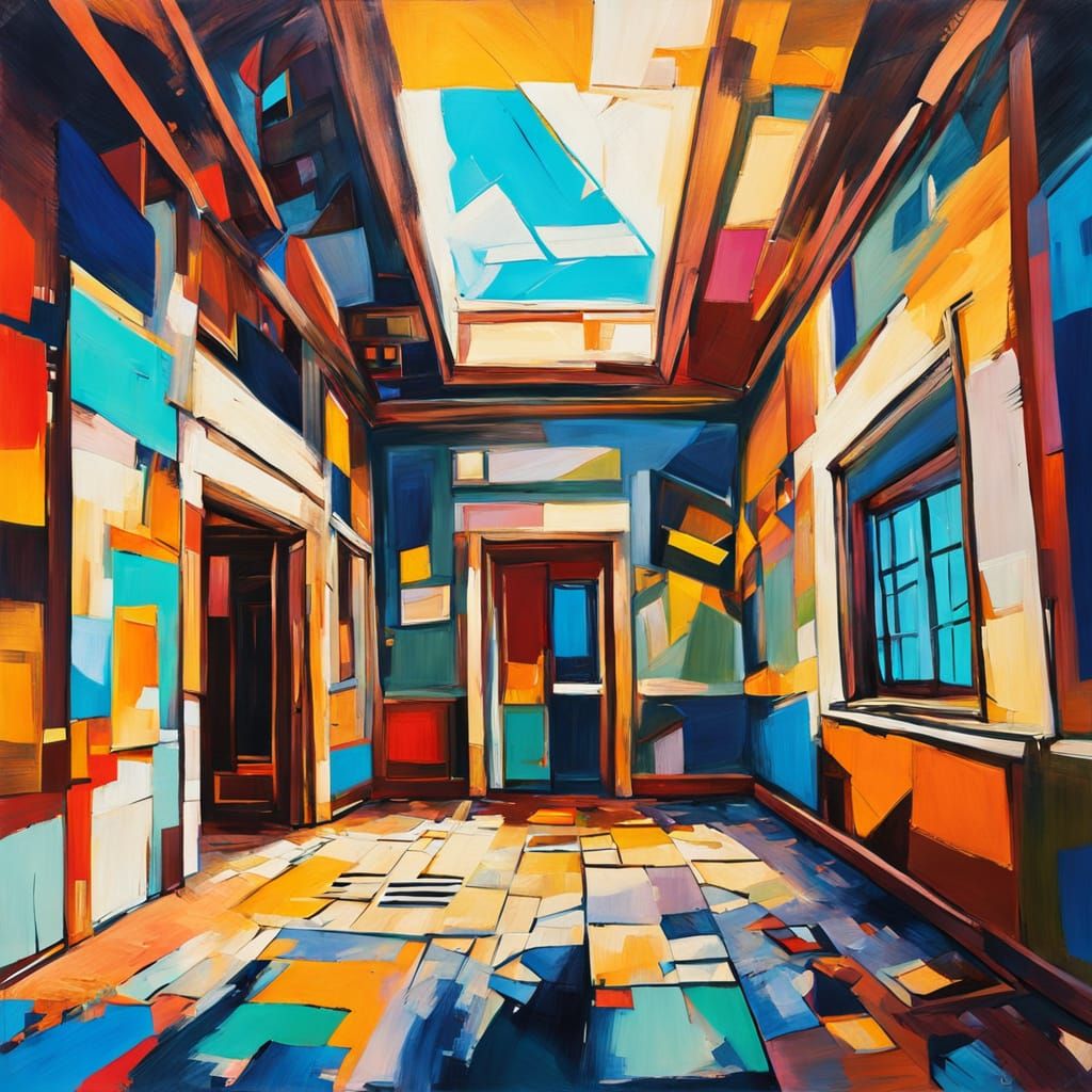 life - Vibrant Abstraction in a Dynamic Space