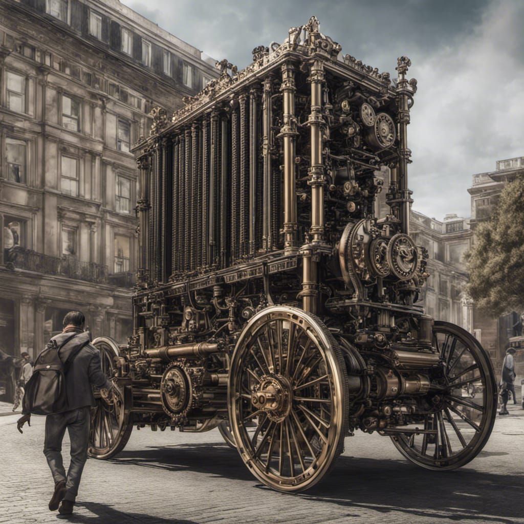 Difference Steam Engine 002 - AI Generated Artwork - NightCafe Creator