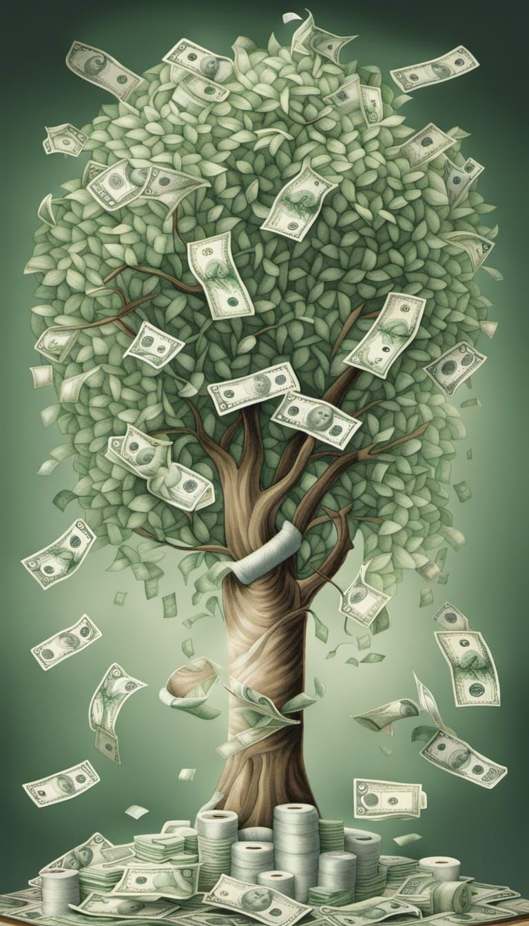 TP Money Tree - AI Generated Artwork - NightCafe Creator