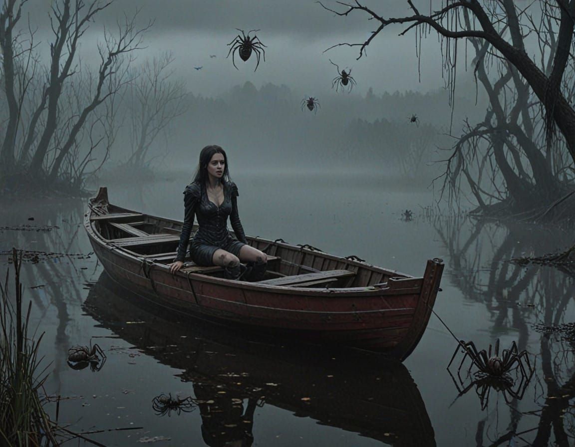 Spiders land - Carnivorous Spiders Swarm a Terrified Woman i...