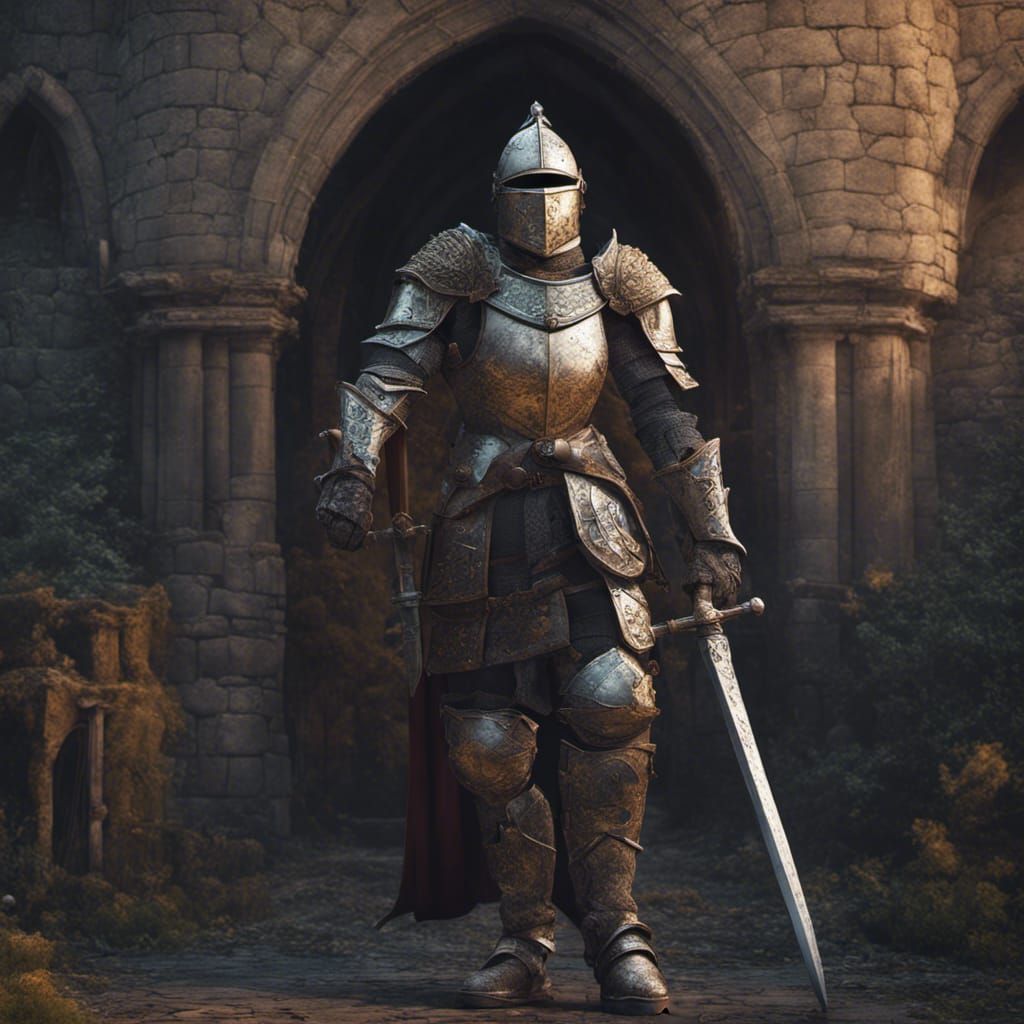 medieval knight - AI Generated Artwork - NightCafe Creator